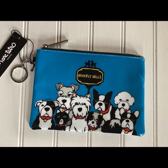 Marc Tetro | Bags | Marc Tetro Beverly Hills All Dogs Travelmakeup Bag ...